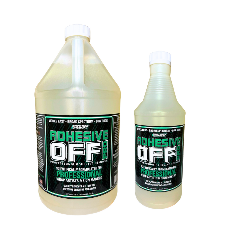 Brothers Chemical Professional Vinyl Wrap Adhesive Removal Vinyl Off