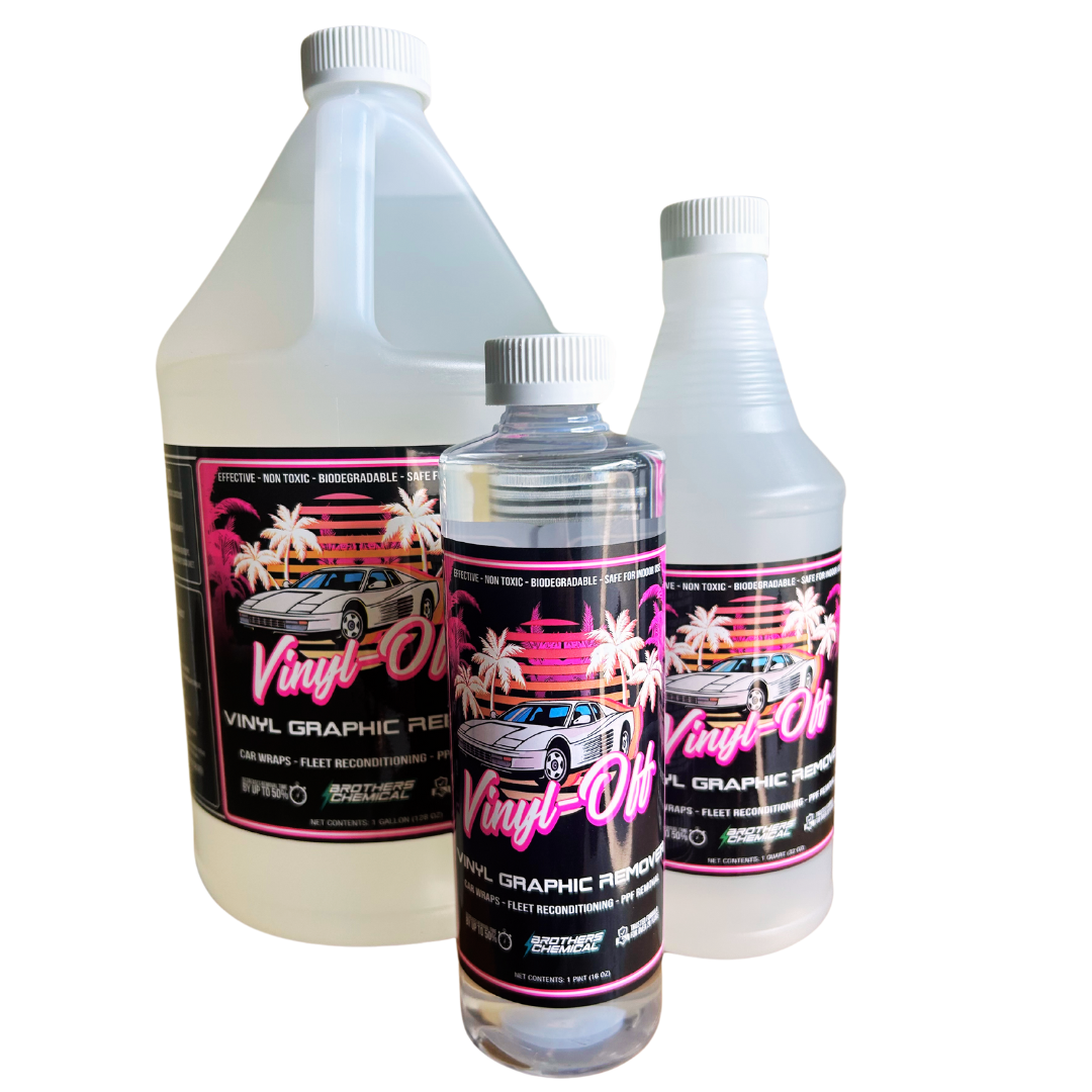 Brothers Chemical Professional Vinyl Wrap Adhesive Removal Vinyl Off